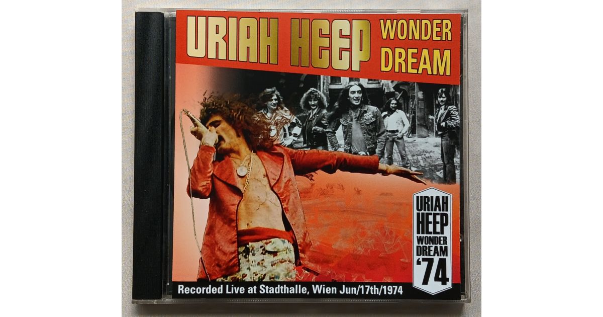 WONDER DREAM CD, Live at Stadthalle, Wien 1974 / URIAH HEEP - Rare CD ...